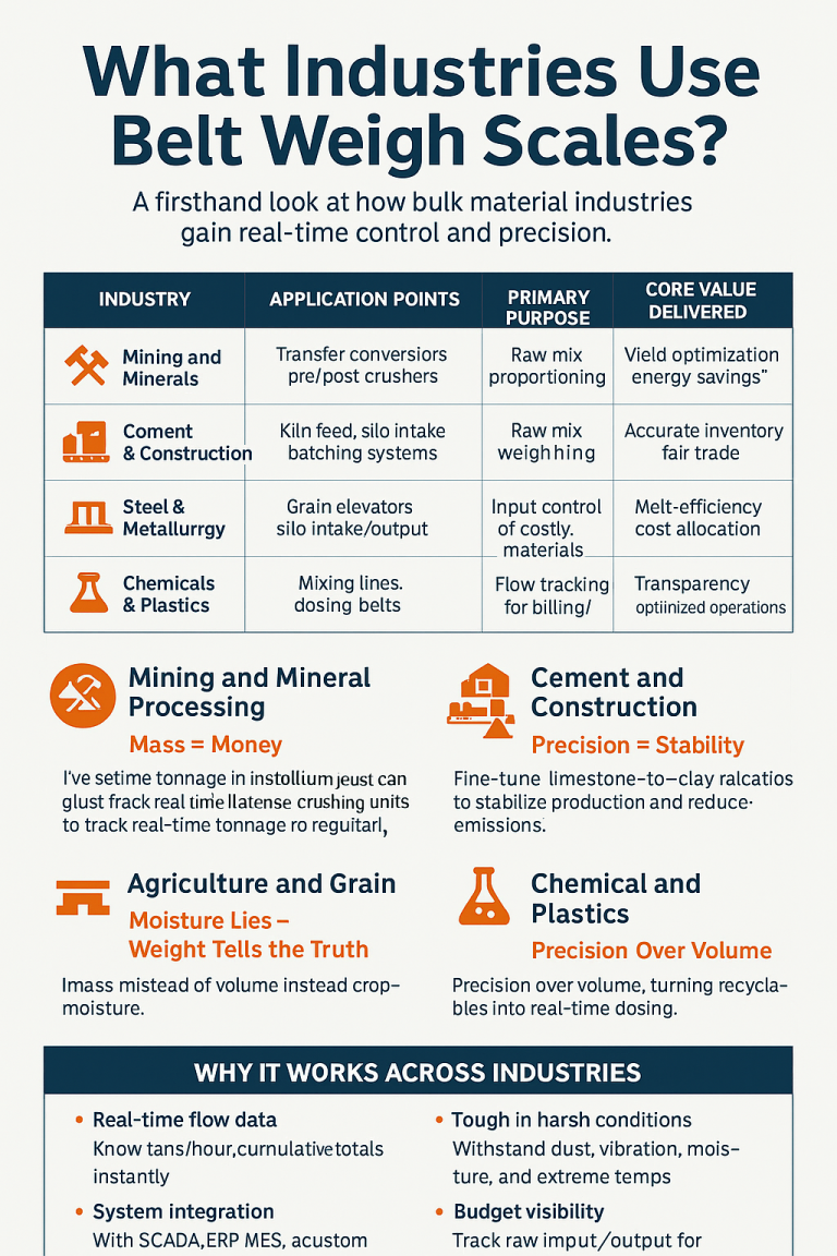 What Industries Use Belt Weigh Scales?